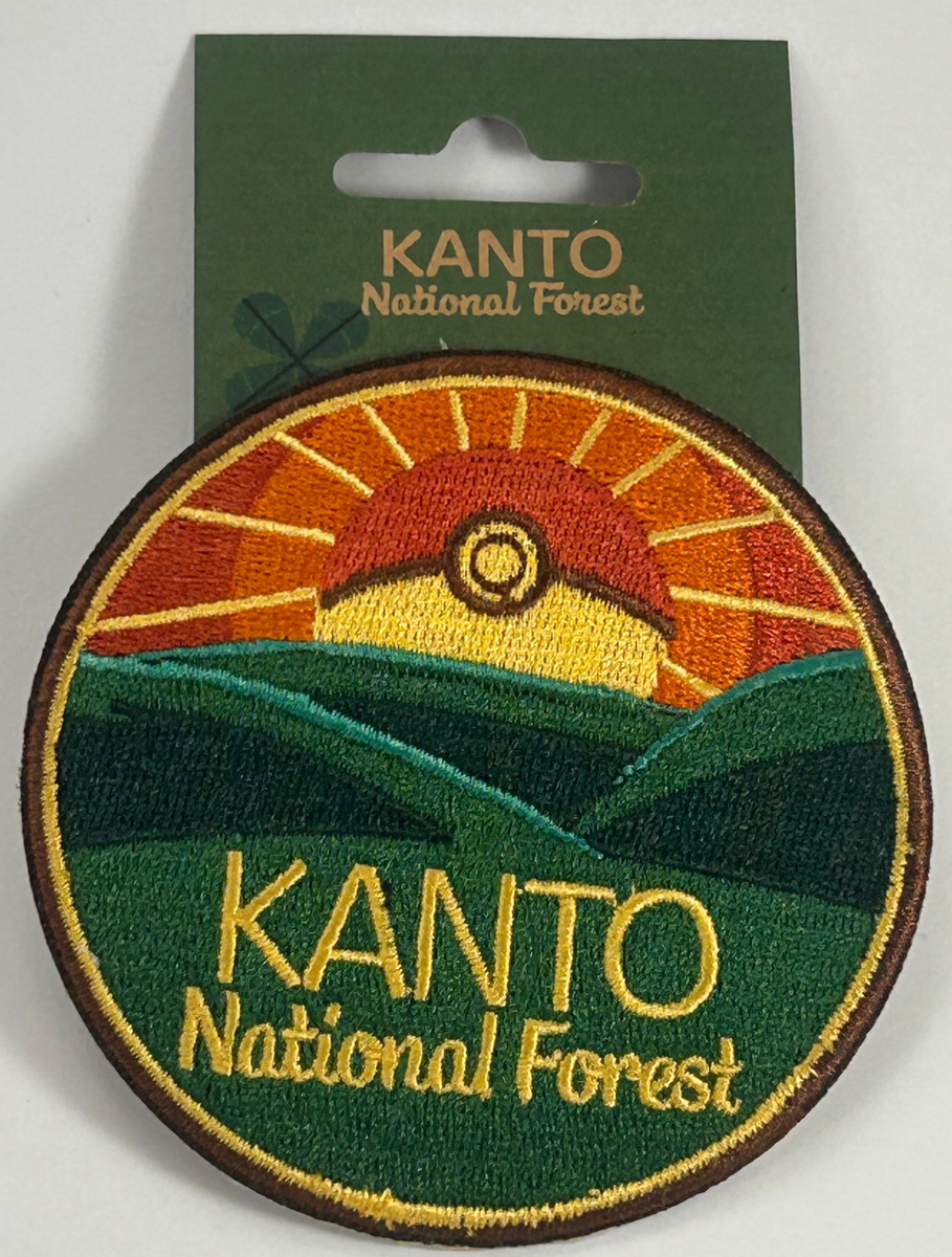 Kanto National Forest Iron On Patch – Monkey Minion