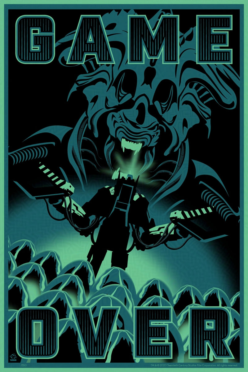 Aliens Game Over 13x19 Limited Edition Giclee – Monkey Minion