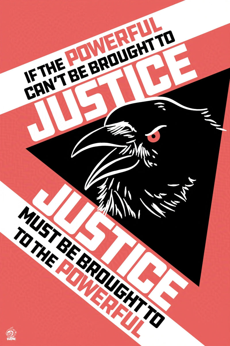Crow Justice - 12x18 POPaganada Print – Monkey Minion