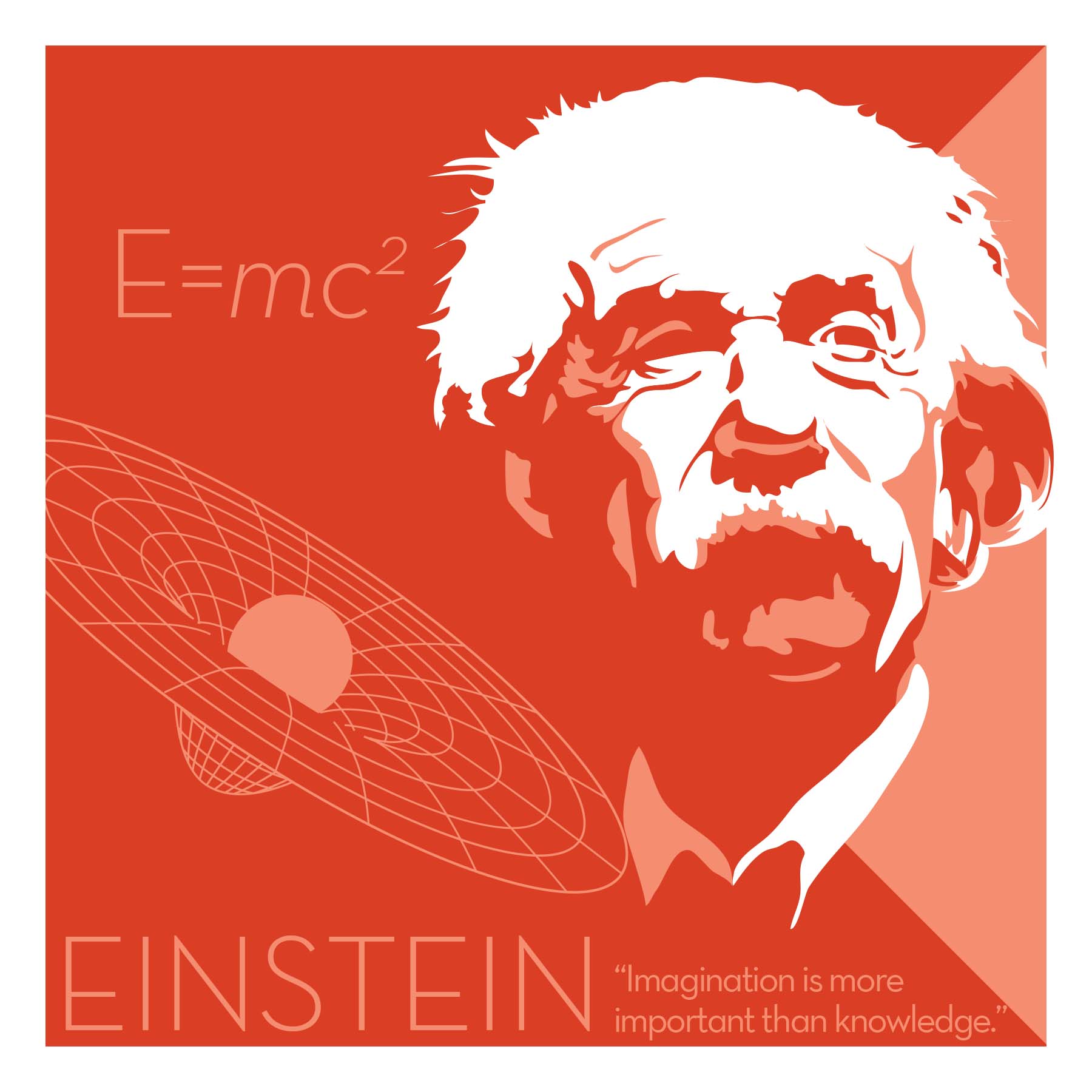 Einstein Imagination Poster