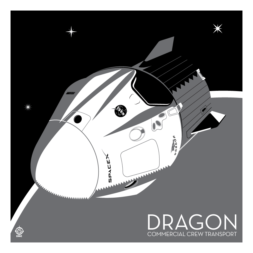 Spacex Dragon Capsule V2 New Logo